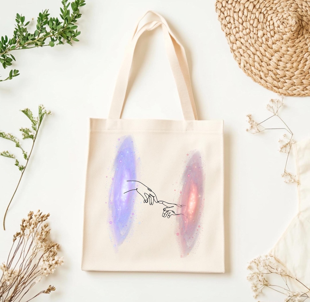 Space Book Bag, Space Tote Bag, Surrealism Art Bag, Galaxy Bag, Tote ...