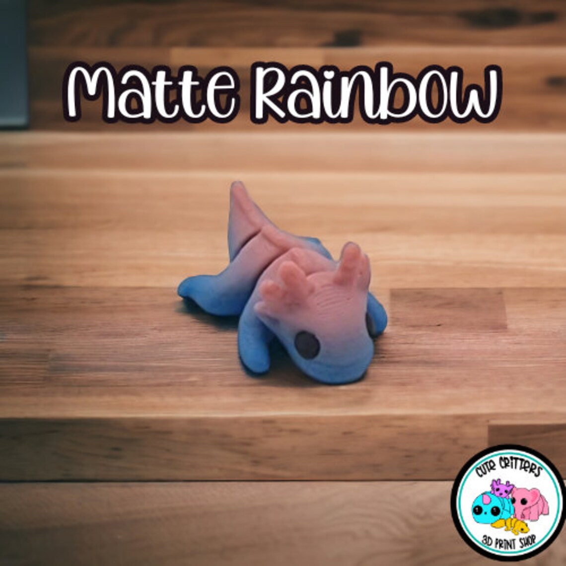 3D Printed Axolotl, Animals, Cute Axolotl, Cute Little Toys, Desk Toys ...