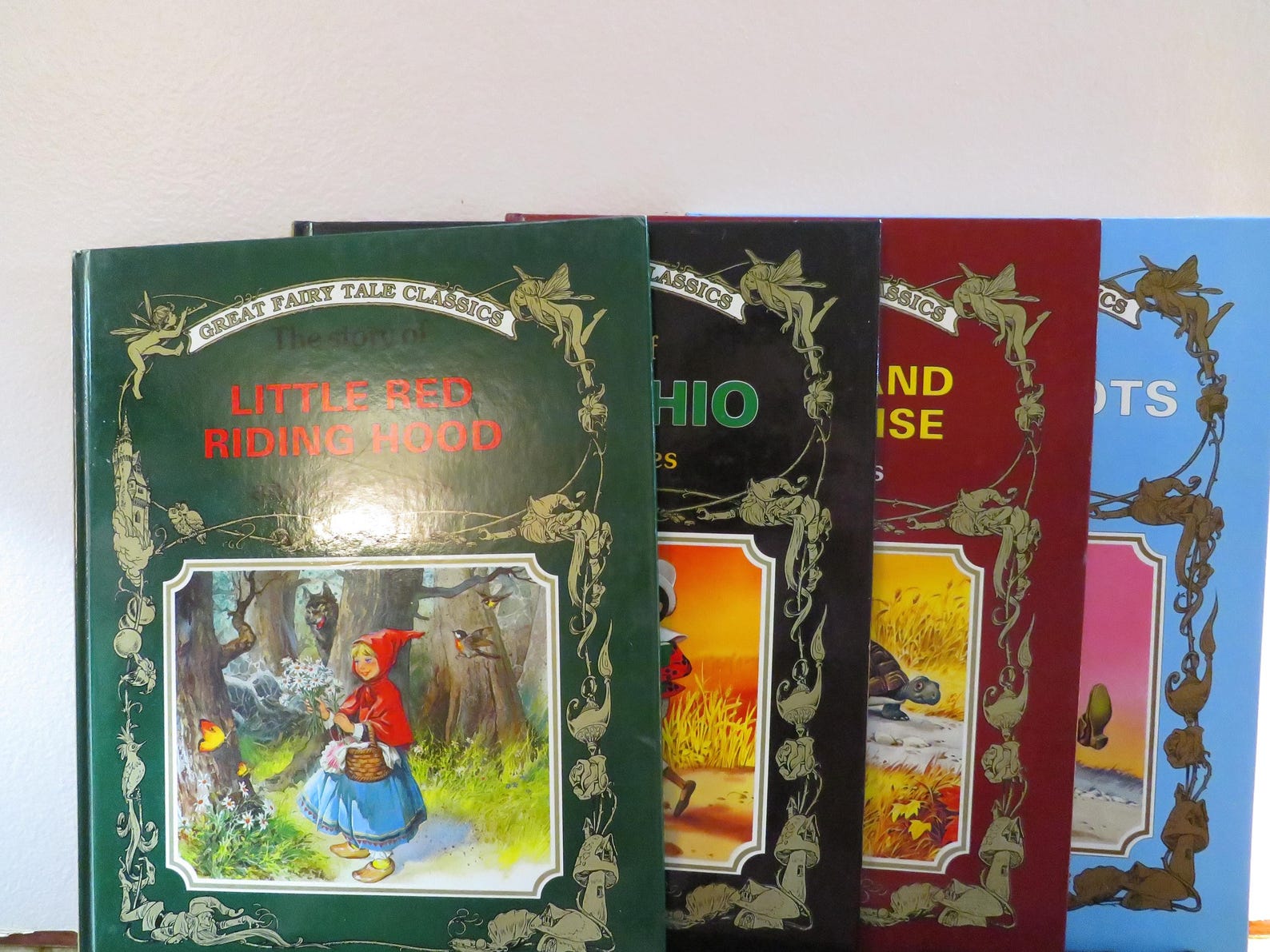 4 Vintage Children's Fairy Tale Books - Etsy
