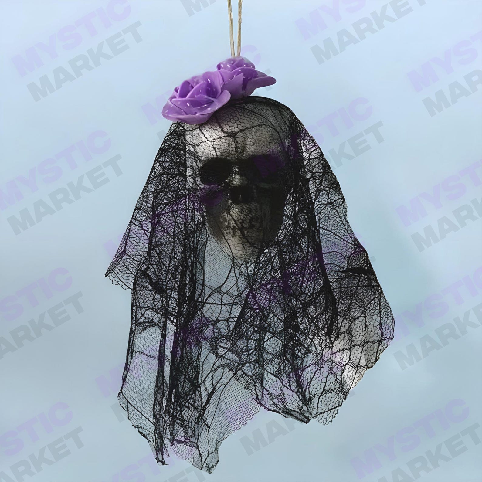 Halloween Skull Set, Hanging Spooky Halloween Decor, Hanging Skull ...