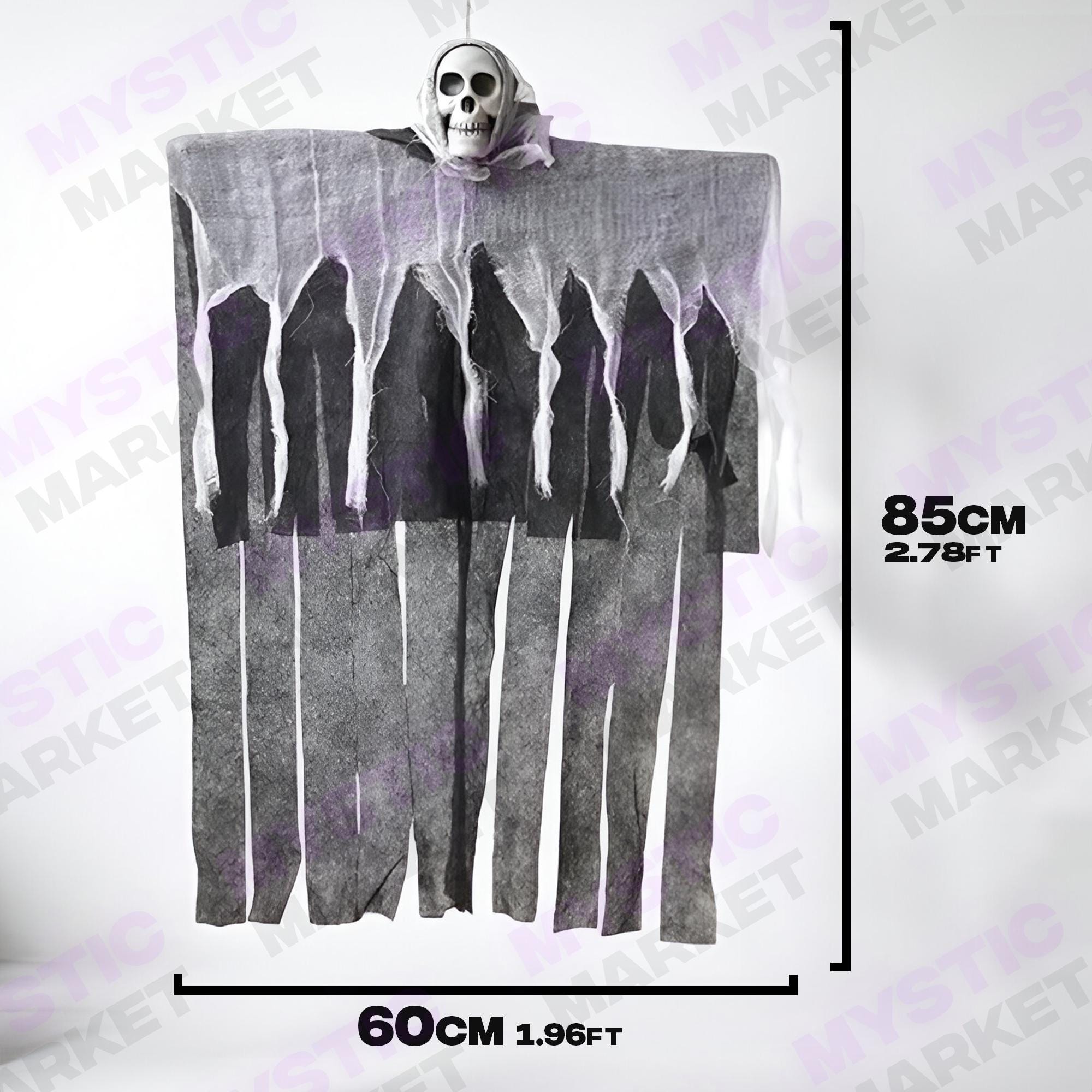 The "night Spooker" Life Size Outdoor Halloween Skeleton Statue ...