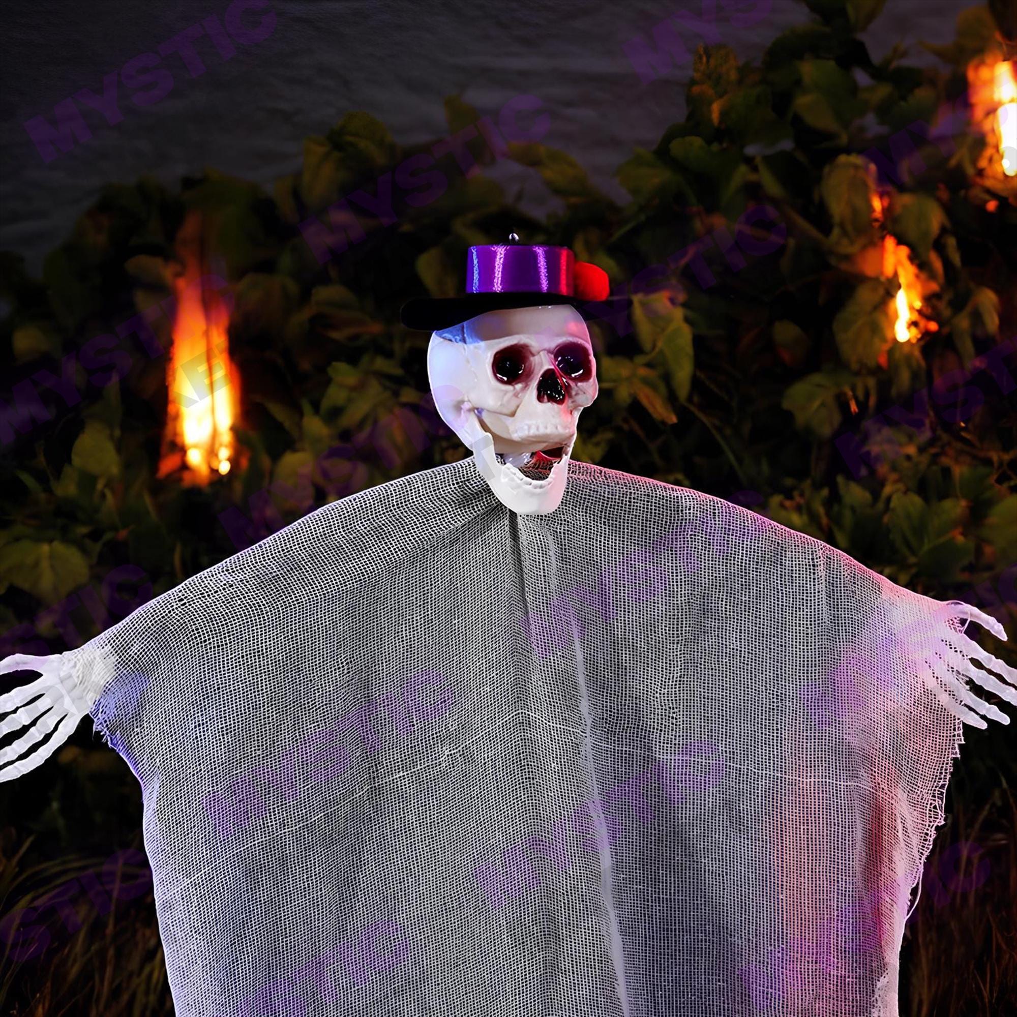 Halloween Skeleton Yard Decoration, Hanging Skeleton Halloween Life ...