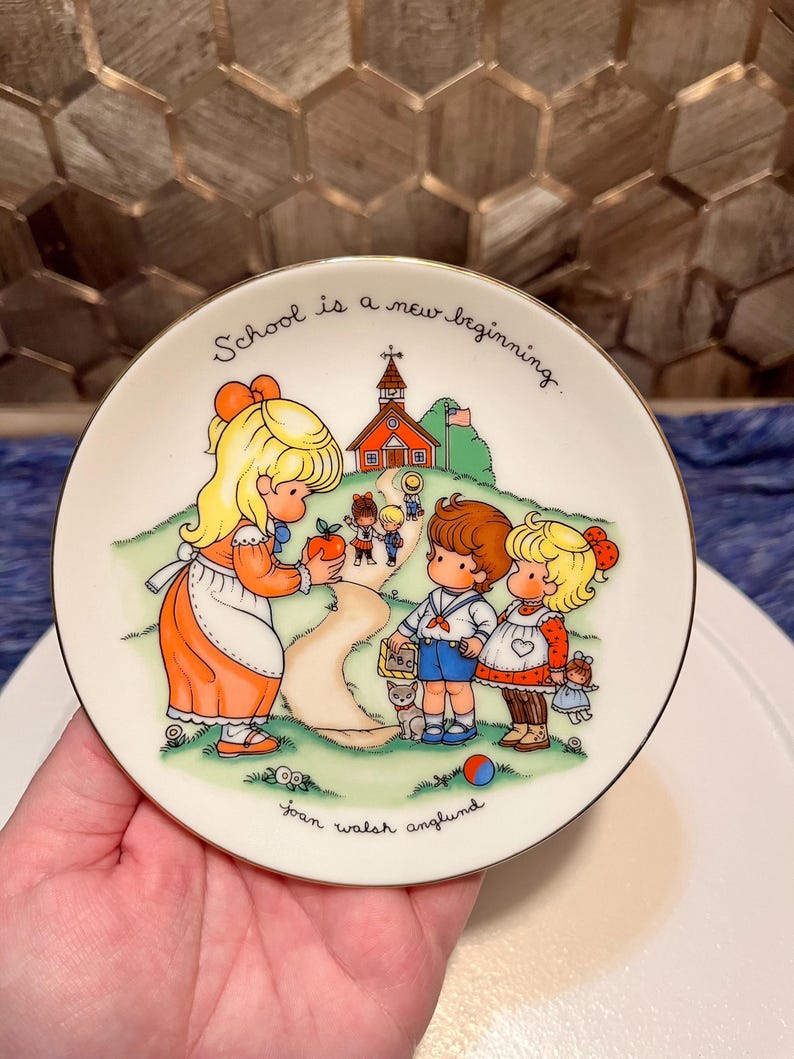Vintage Avon 1986 School is a New Beginning Plate - Etsy