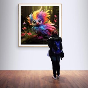 Abstract Digital Fantasy Art Download, Printable Wall Decor, Modern ...