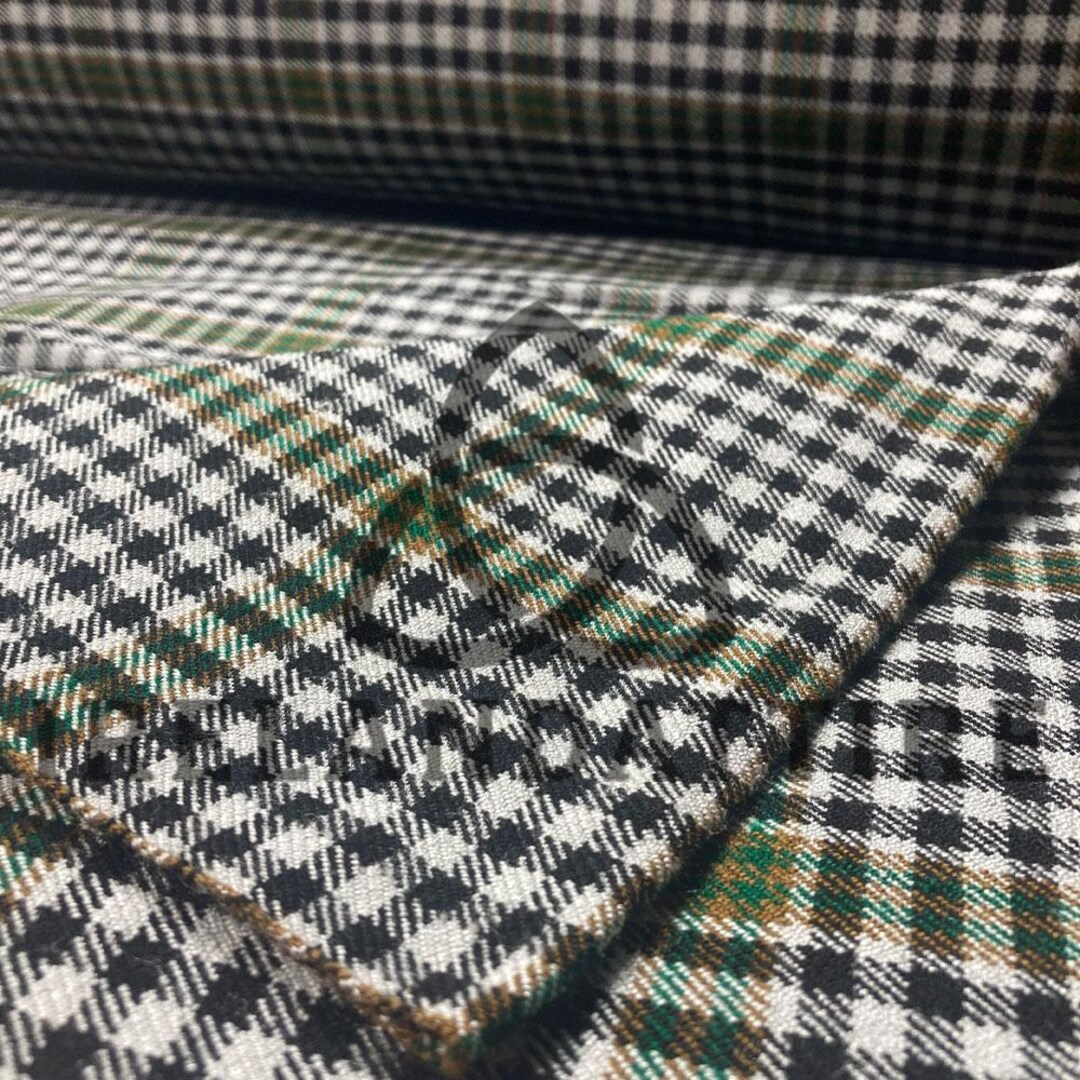 Burns Check Modern Heavyweight Tartan Fabric – 16oz Acrylic Wool ...