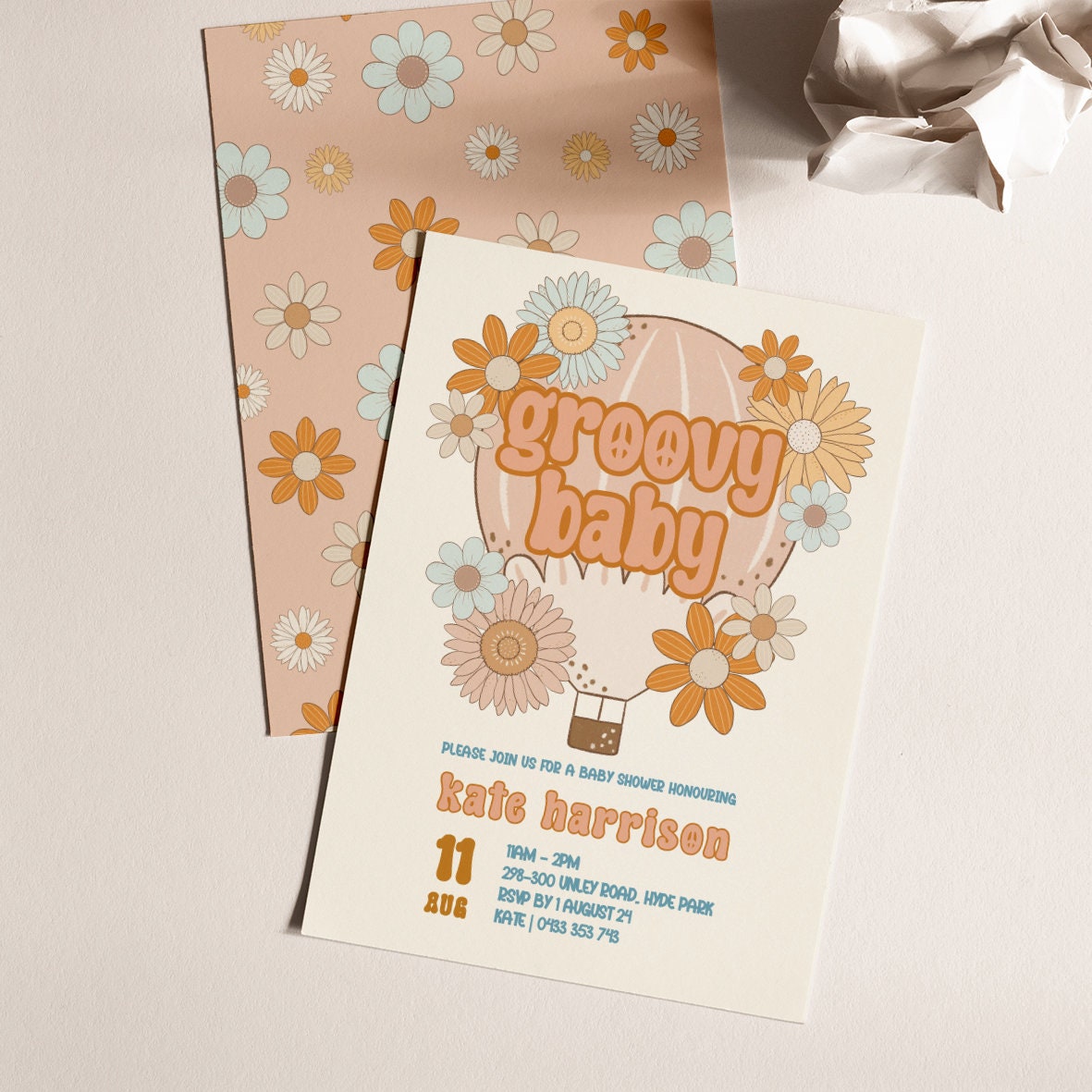 Baby Shower Games Groovy Baby 70s Retro Baby Shower Activities Instant ...