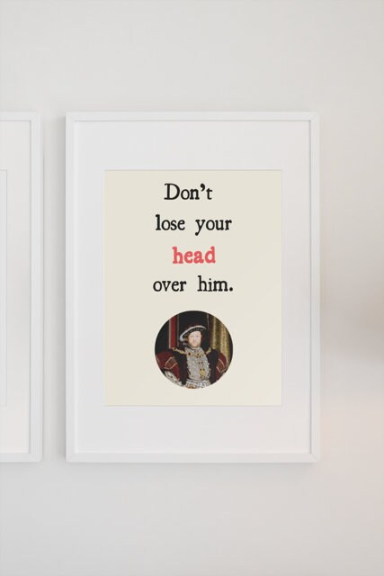 Henry the 8th Poster, Henry VIII, History Poster, Funny Poster, History ...
