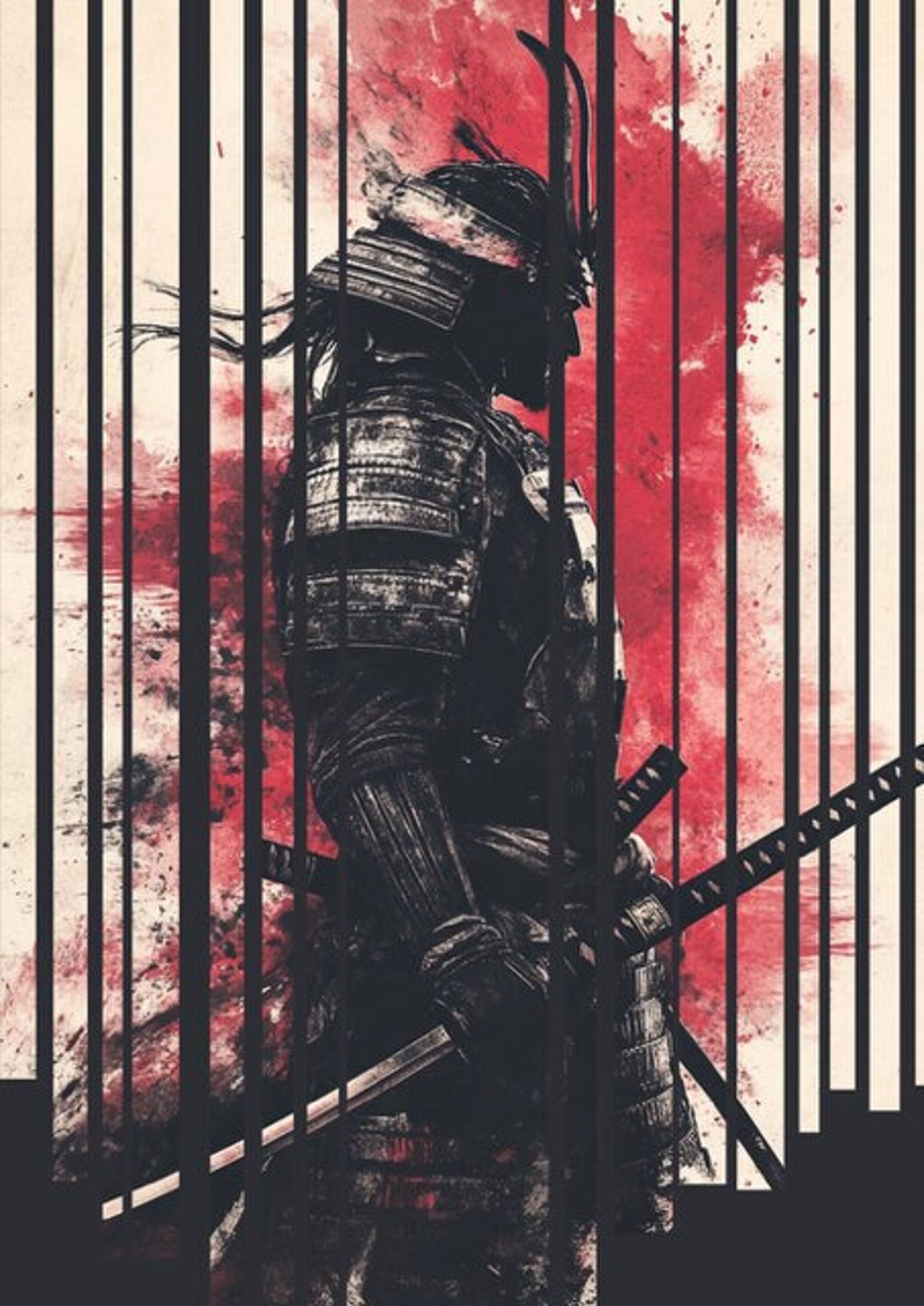 Samurai Poster, Ancient Japan Poster, Feudal Japan, Japanese Poster ...