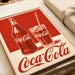 Vintage Coca Cola Poster - Retro Kitchen Decor - Classic Coke ...
