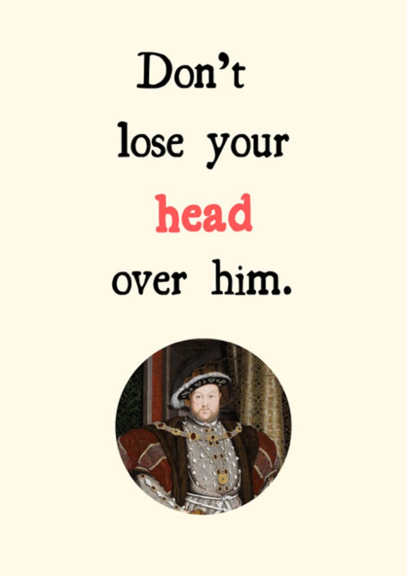 Henry the 8th Poster, Henry VIII, History Poster, Funny Poster, History ...