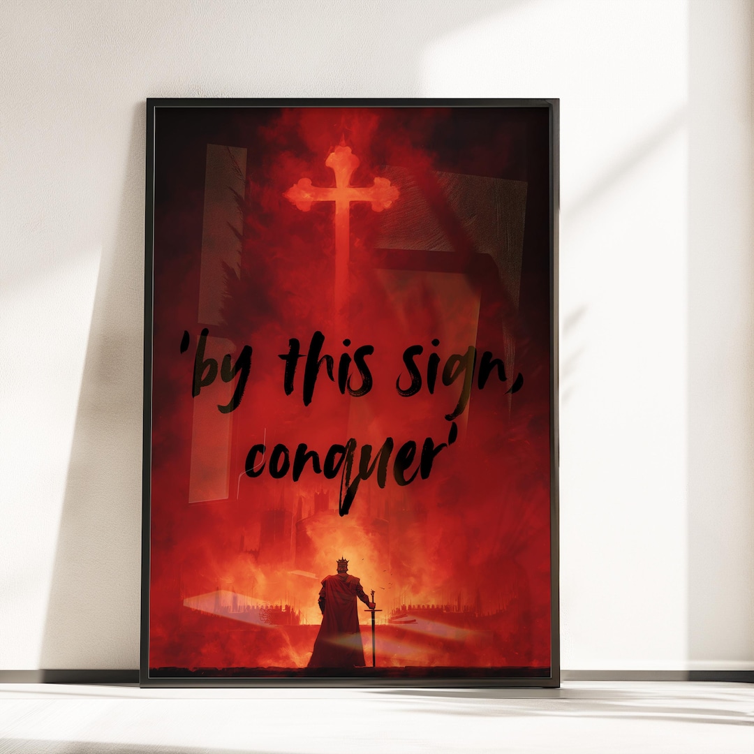 Constantine the Great Christian Art Print - Roman Empire Poster - Etsy