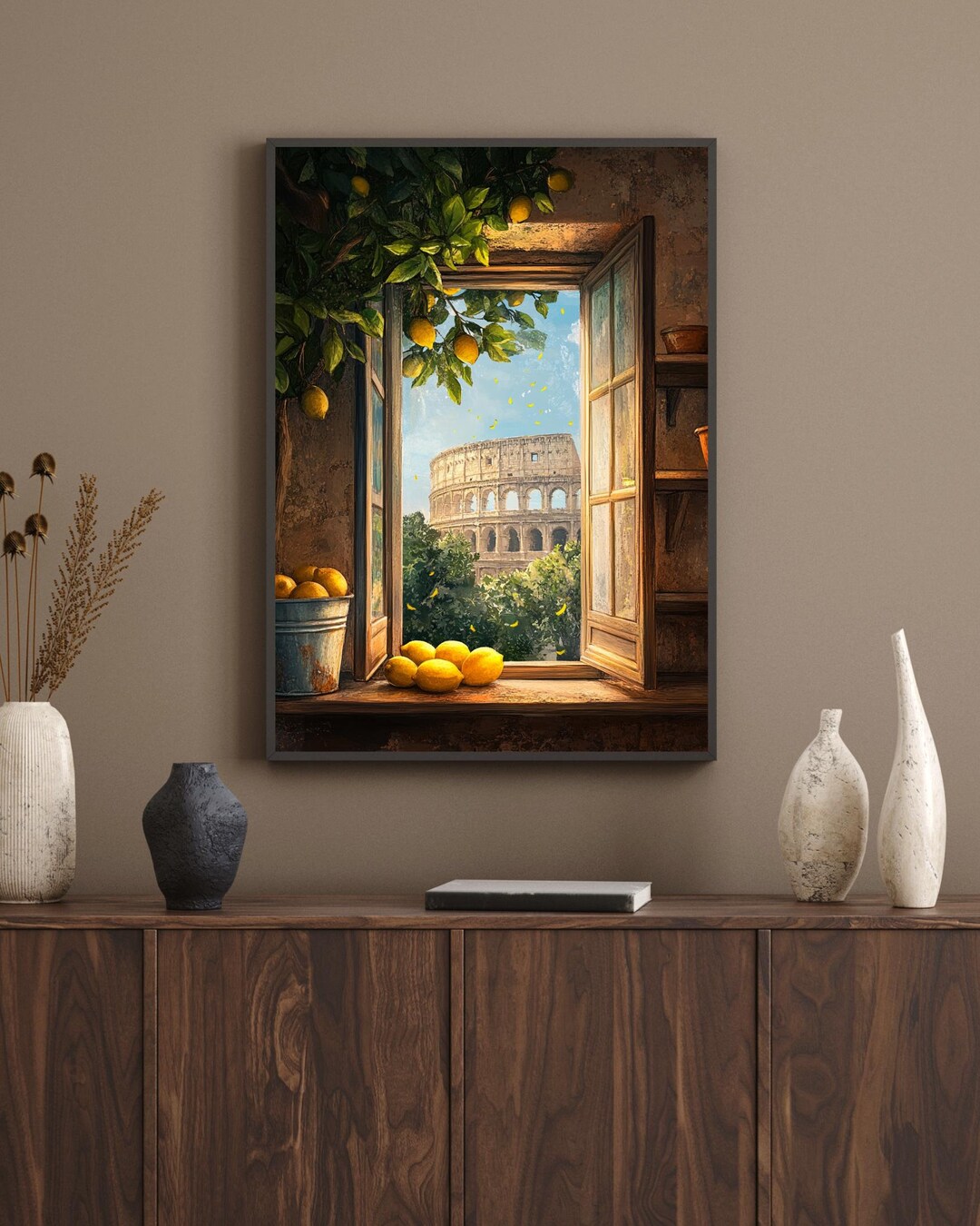 Window to Ancient Rome Poster, Lemon Tree, Ancient Rome Poster, Roman ...