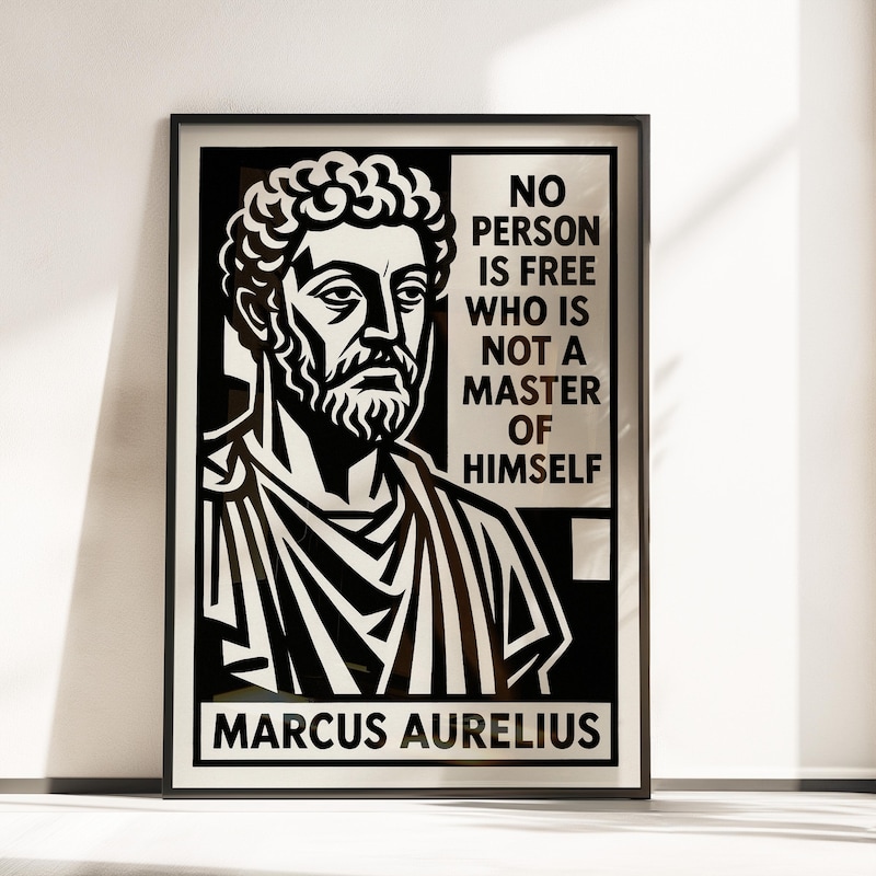 Marcus Aurelius Quote Frame - Etsy