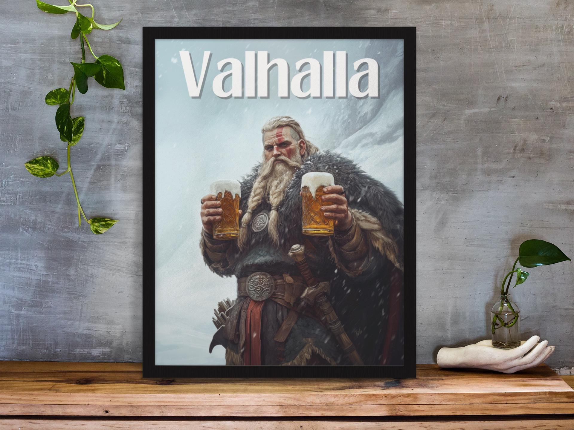 Viking Poster, Valhalla Poster, Vikings, Valhalla, Funny Poster ...