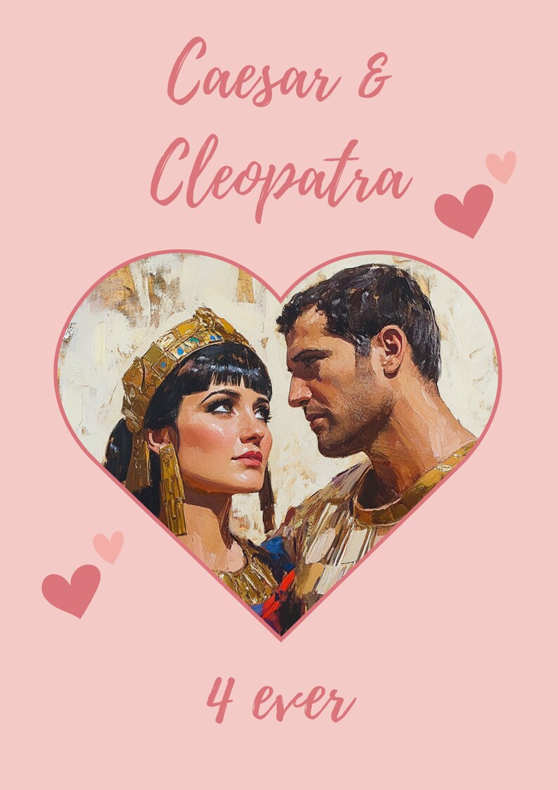 Caesar and Cleopatra Forever Poster, Julius Caesar Poster, Cleopatra ...