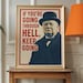 Winston Churchill Motivational Poster - Churchill Quote Poster ...