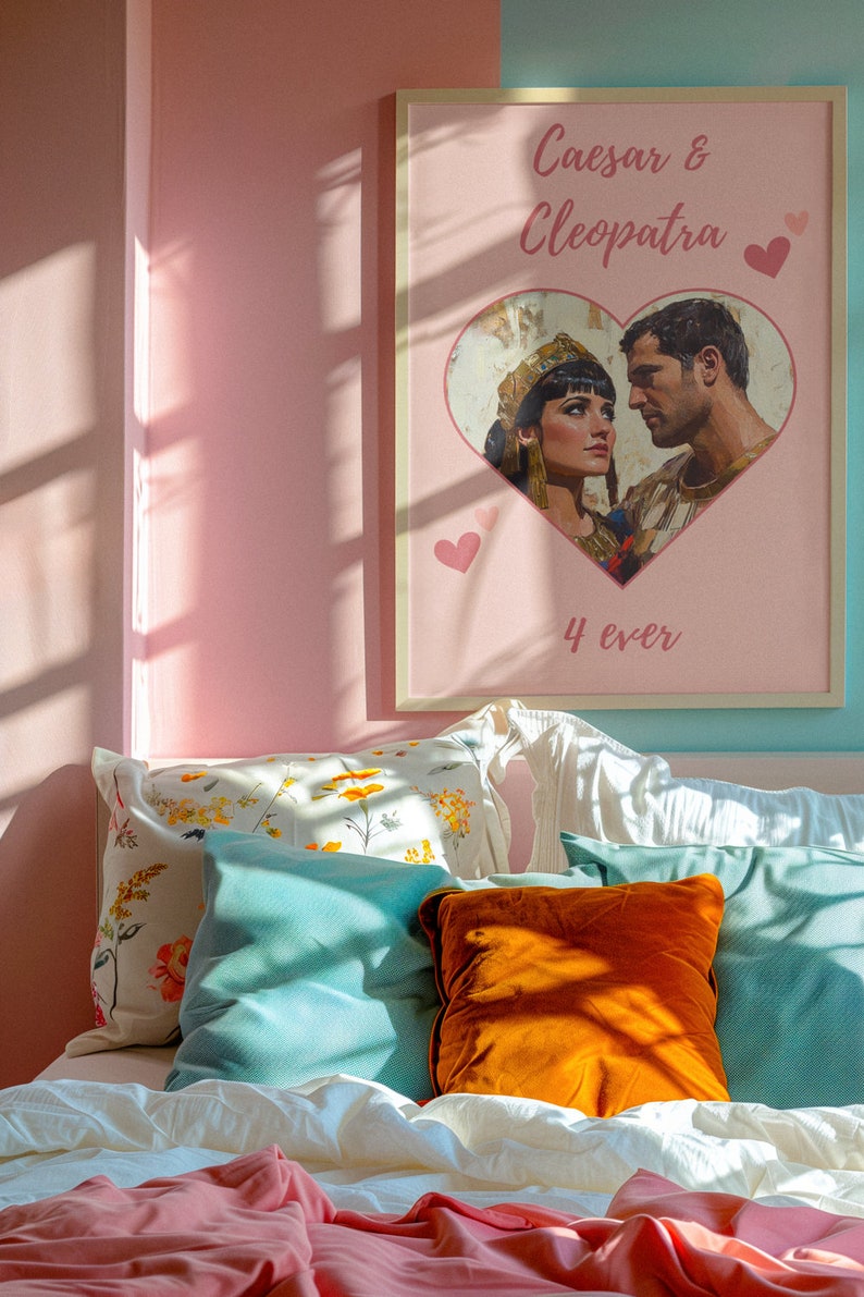 Caesar and Cleopatra Forever Poster, Julius Caesar Poster, Cleopatra ...