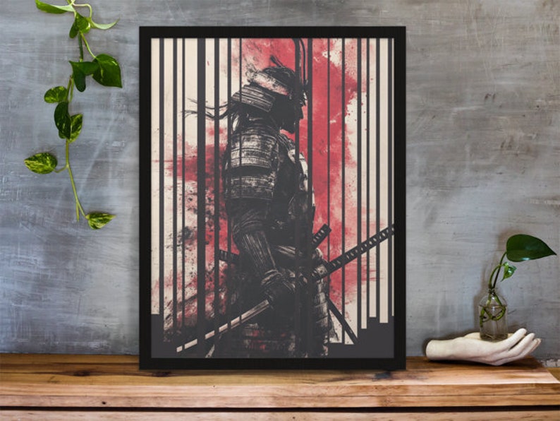 Samurai Poster, Ancient Japan Poster, Feudal Japan, Japanese Poster ...