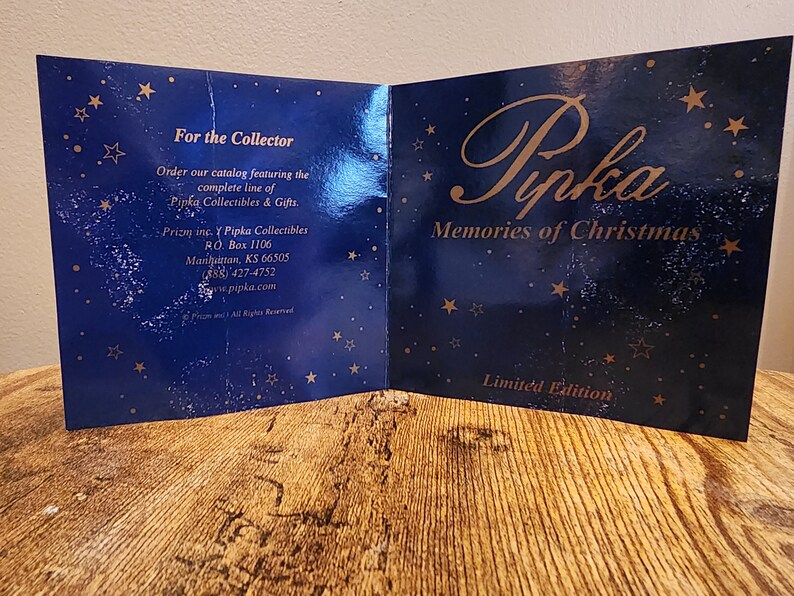 Pipka Poinsettia Santa 321/4500 11 2001 Memories Collection Design ...