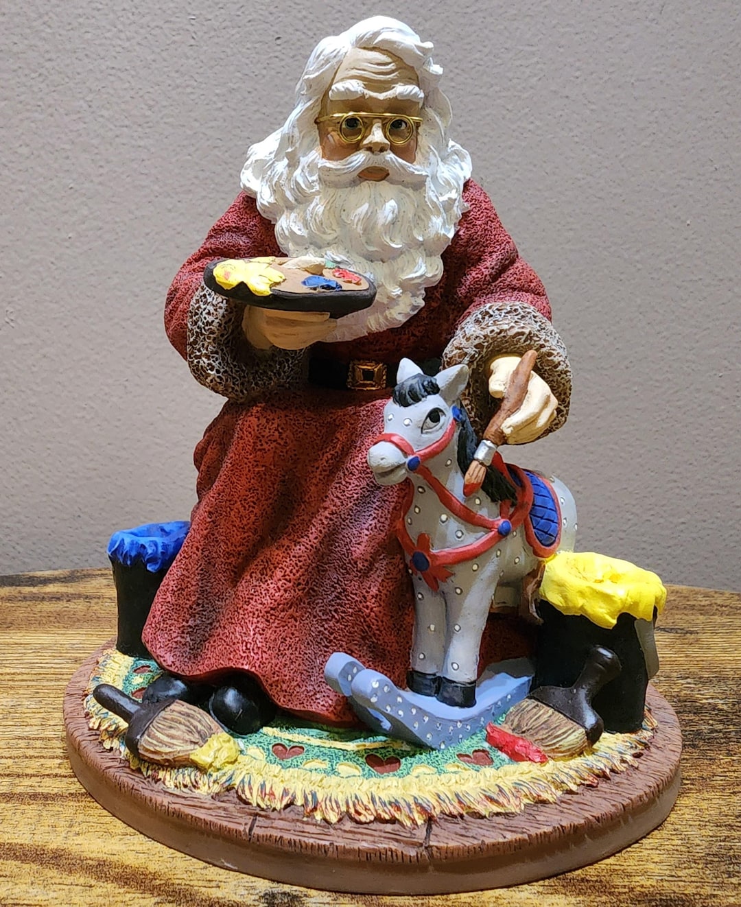 Pipka 6" Santa's Spotted Grey Reflections of Christmas 1200/9700 Design ...