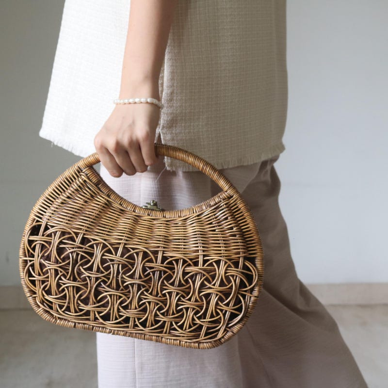Rattan Handbags - Etsy