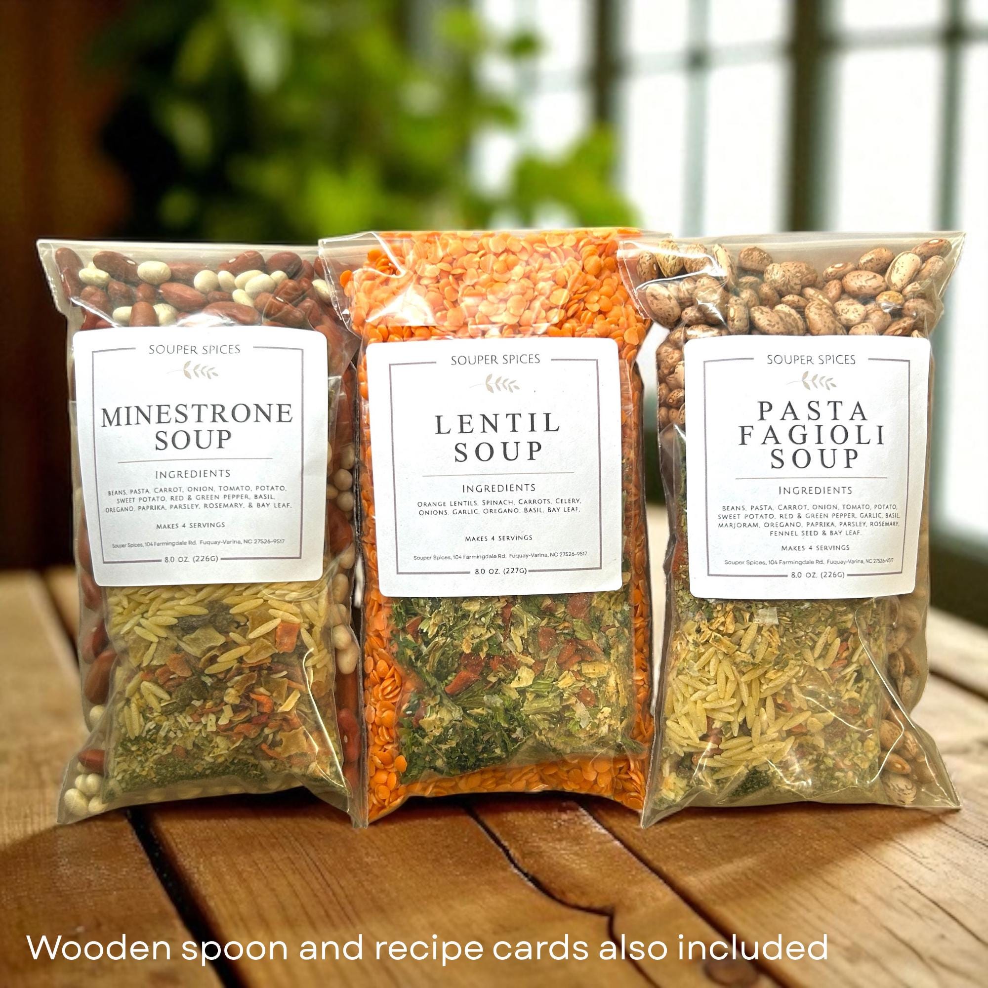 Crockpot Soup Gift Basket - Each Soup Serves 4+, Gourmet Food Gift for ...