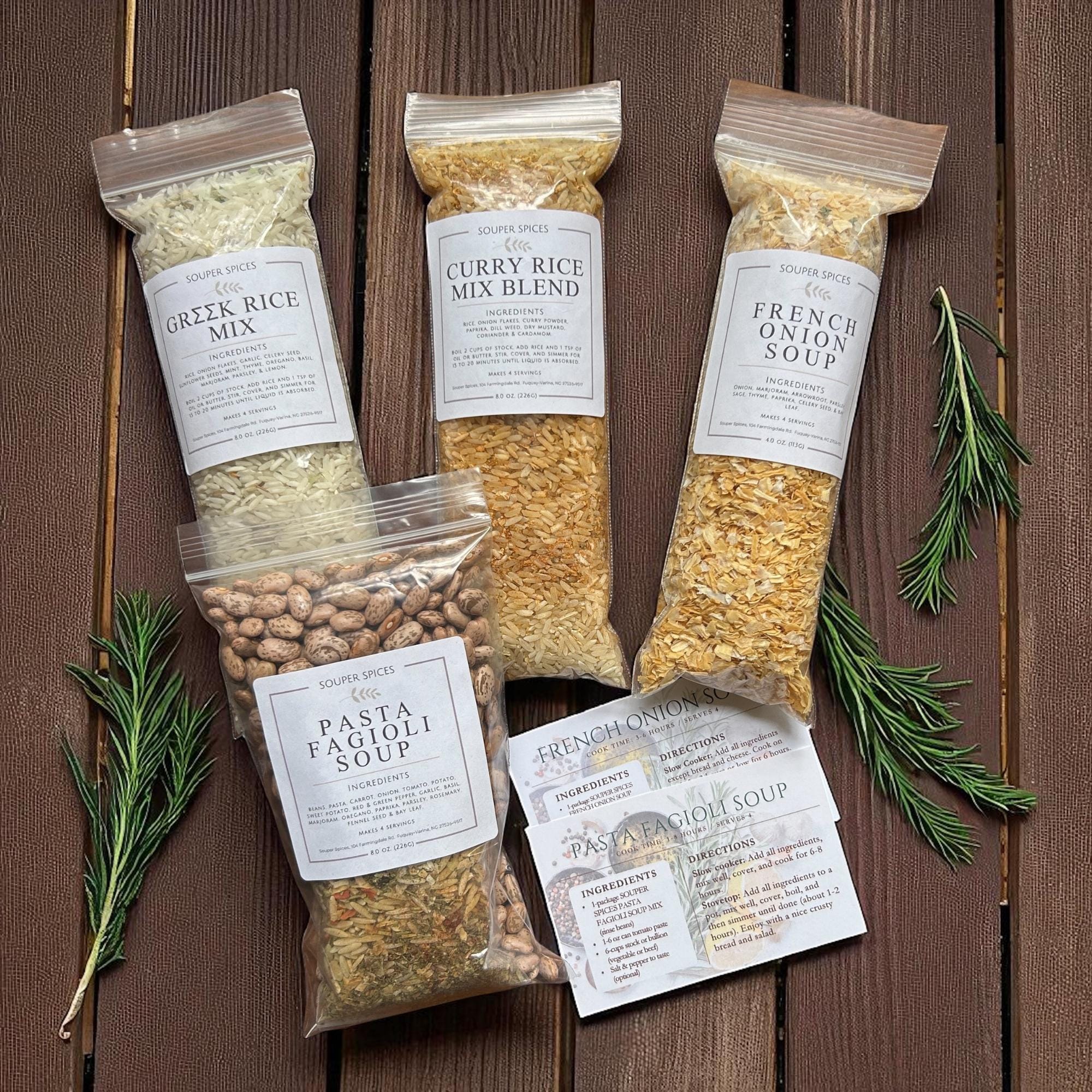 International Food Box | Set of Four Mixes, Gourmet Gift Basket, One ...