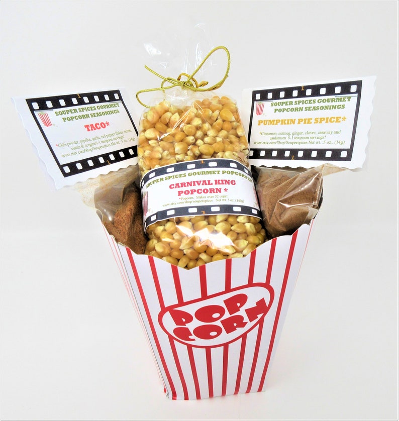 Popcorn 10 Oz Popcorn Gift Set Popcorn Kit Popcorn Mix - Etsy