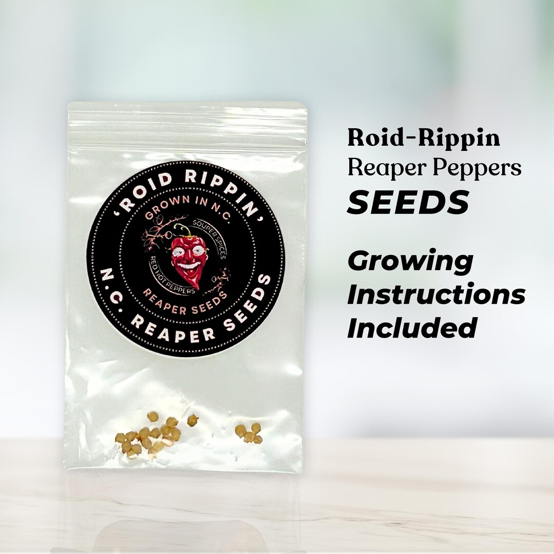 Carolina Reaper Seeds | 15 Premium Hot Pepper Seeds for Planting ...