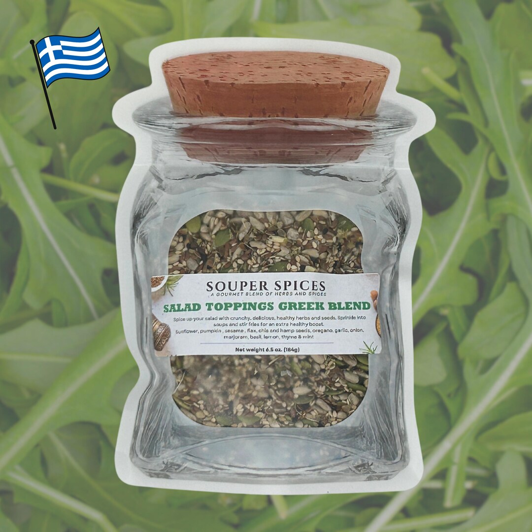 Healthy Greek Salad Toppings | Gluten Free, Low Sodium & Nutritious Mix ...