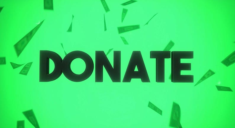 Animated Money - Twitch Streamer Donation Overlay (MP4) - Etsy