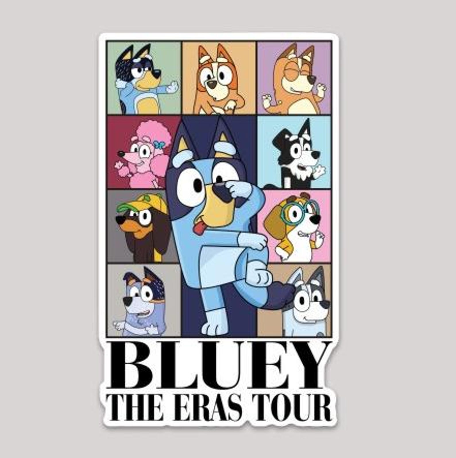 Bluey Tour PNG PDF SVG Eps Dxf for Your Custom Designs - Etsy Canada