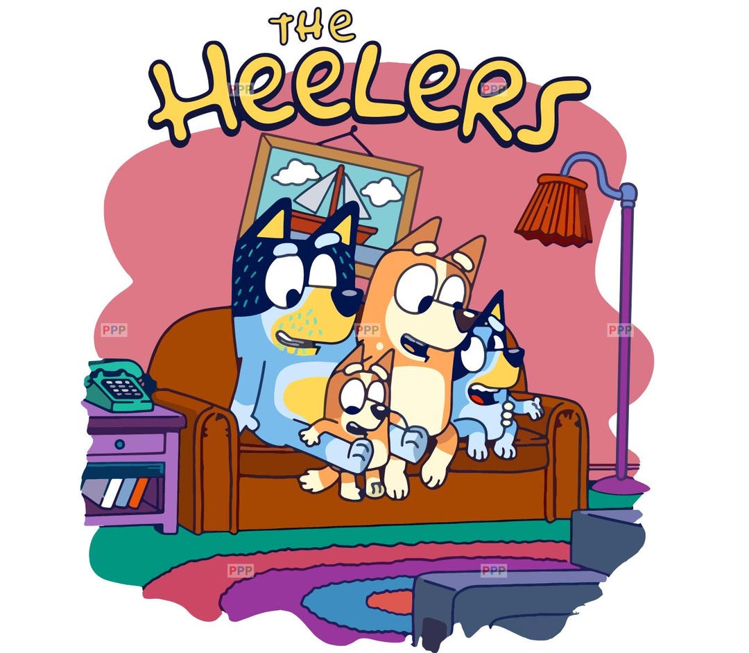 Bluey the Heelers PNG for Your Custom Designs - Etsy