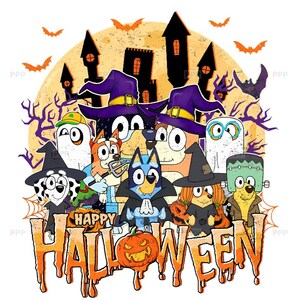 Bluey Happy Halloween PNG for Your Custom Designs - Etsy Canada