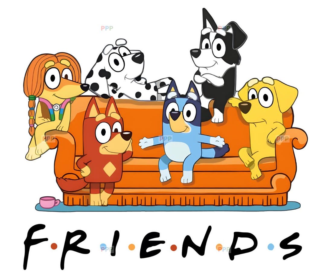 Bluey Friends PNG for Your Custom Designs - Etsy Canada