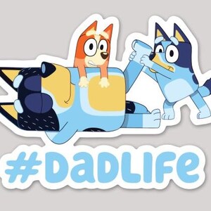 Dad Life Bluey PNG PDF SVG Eps Dxf for Your Custom Designs - Etsy
