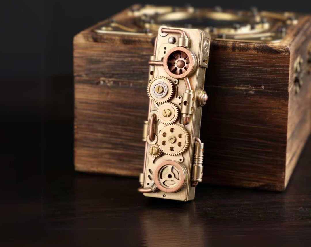 Steampunk Vintage Lighter Compact Steampunk Kerosene Lighter With ...