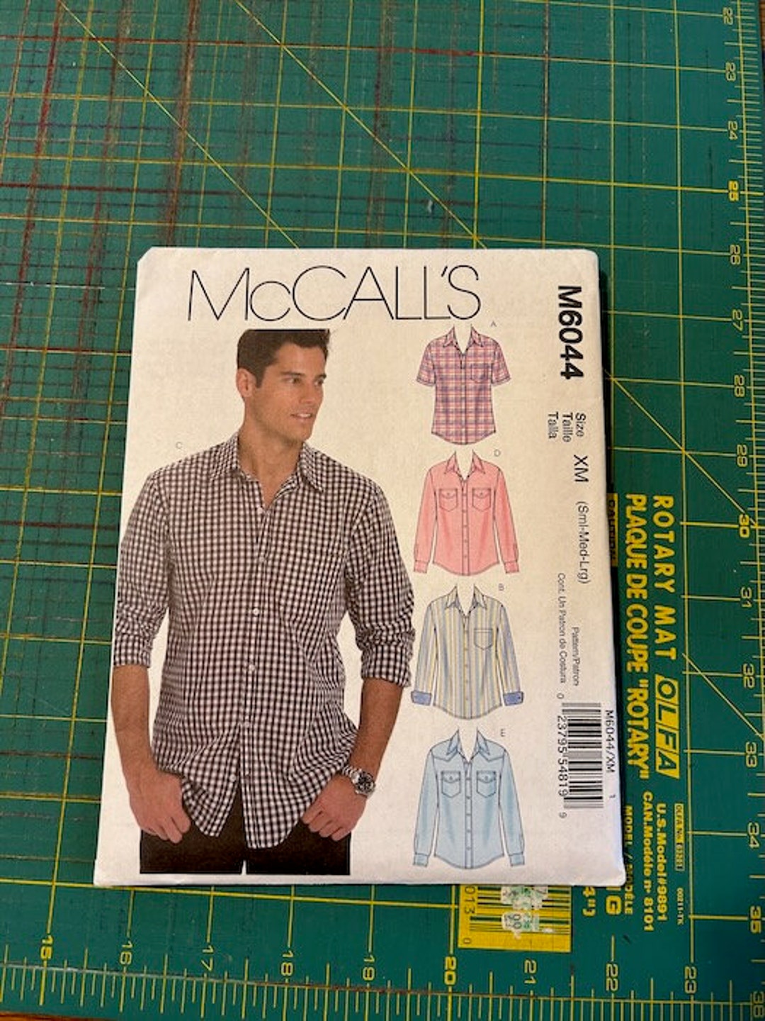 Mccalls M6044 Mens Shirts Sewing Pattern - Etsy