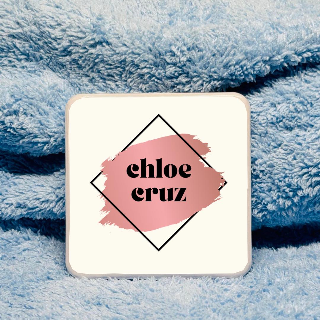 Customized Square Badge Name Tags / Refrigerator Magnets Durable ...