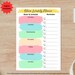 Editable Weekly Planner | Canva Template | Pastel Paint Strokes ...