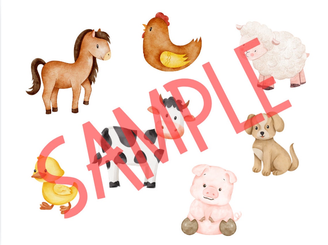 Printable Farm Animal Fun Activity for Kids, Farm Matching Activity ...