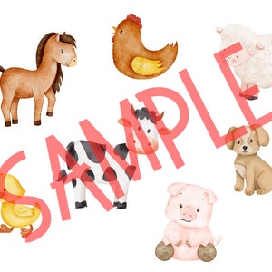 Printable Farm Animal Fun Activity for Kids, Farm Matching Activity ...