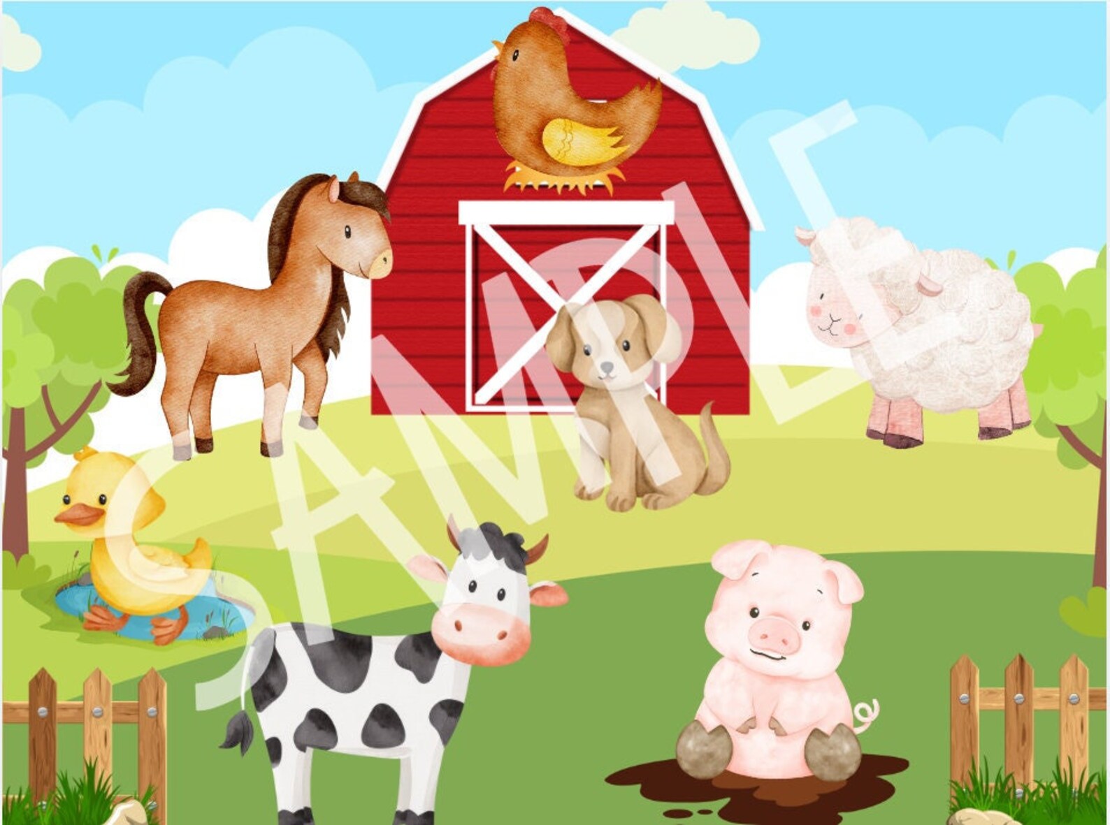 Printable Farm Animal Fun Activity for Kids, Farm Matching Activity ...