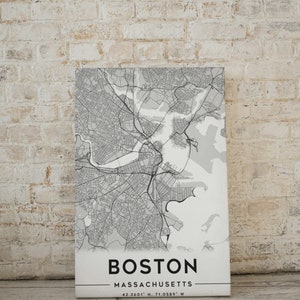 Boston MA Map Print, City Map Print, City Map Art, Boston Map Print ...