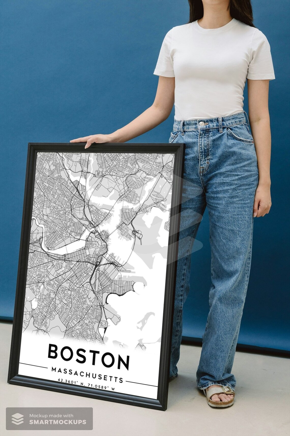Boston MA Map Print, City Map Print, City Map Art, Boston Map Print ...