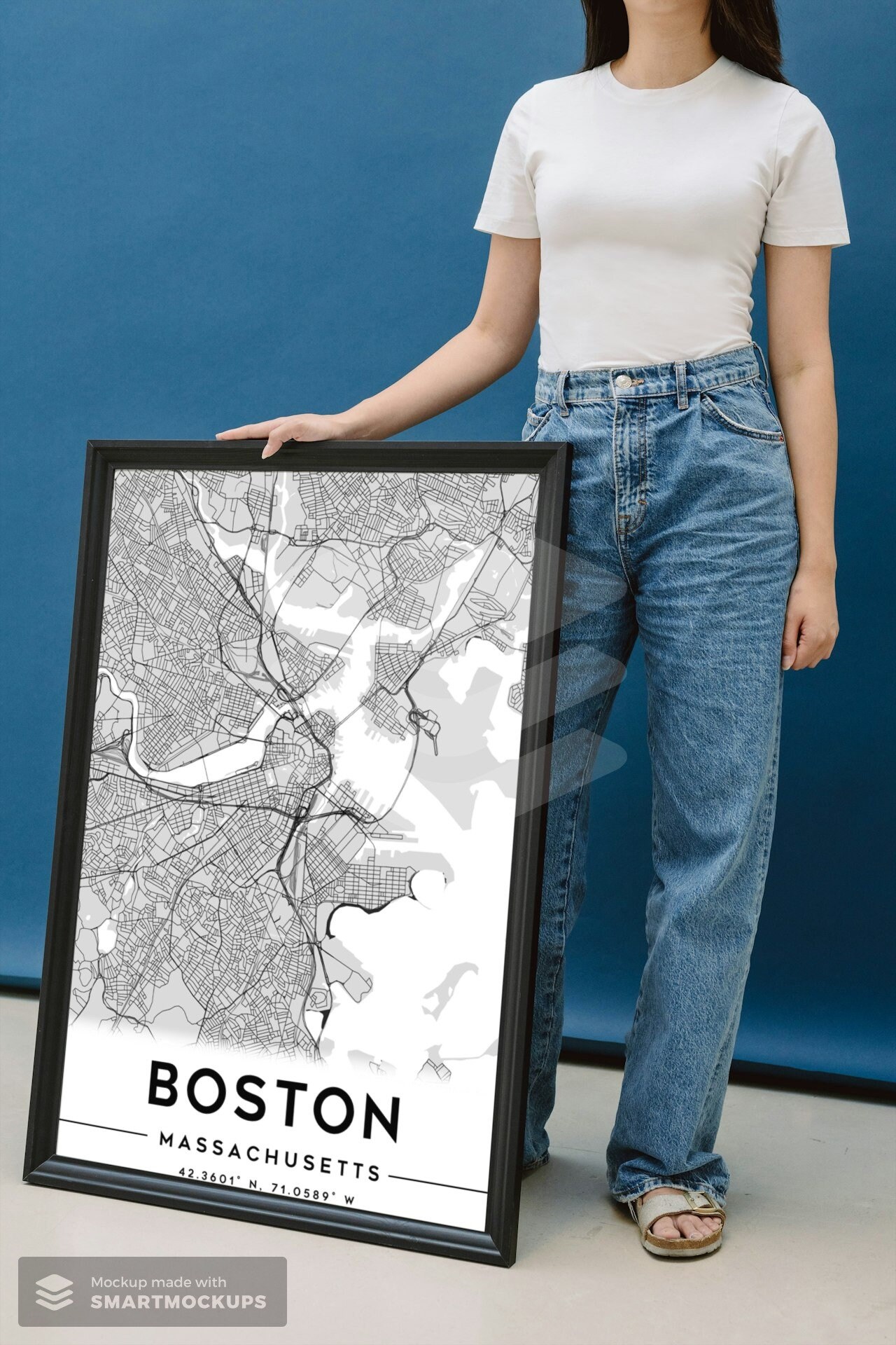 Boston MA Map Print, City Map Print, City Map Art, Boston Map Print ...