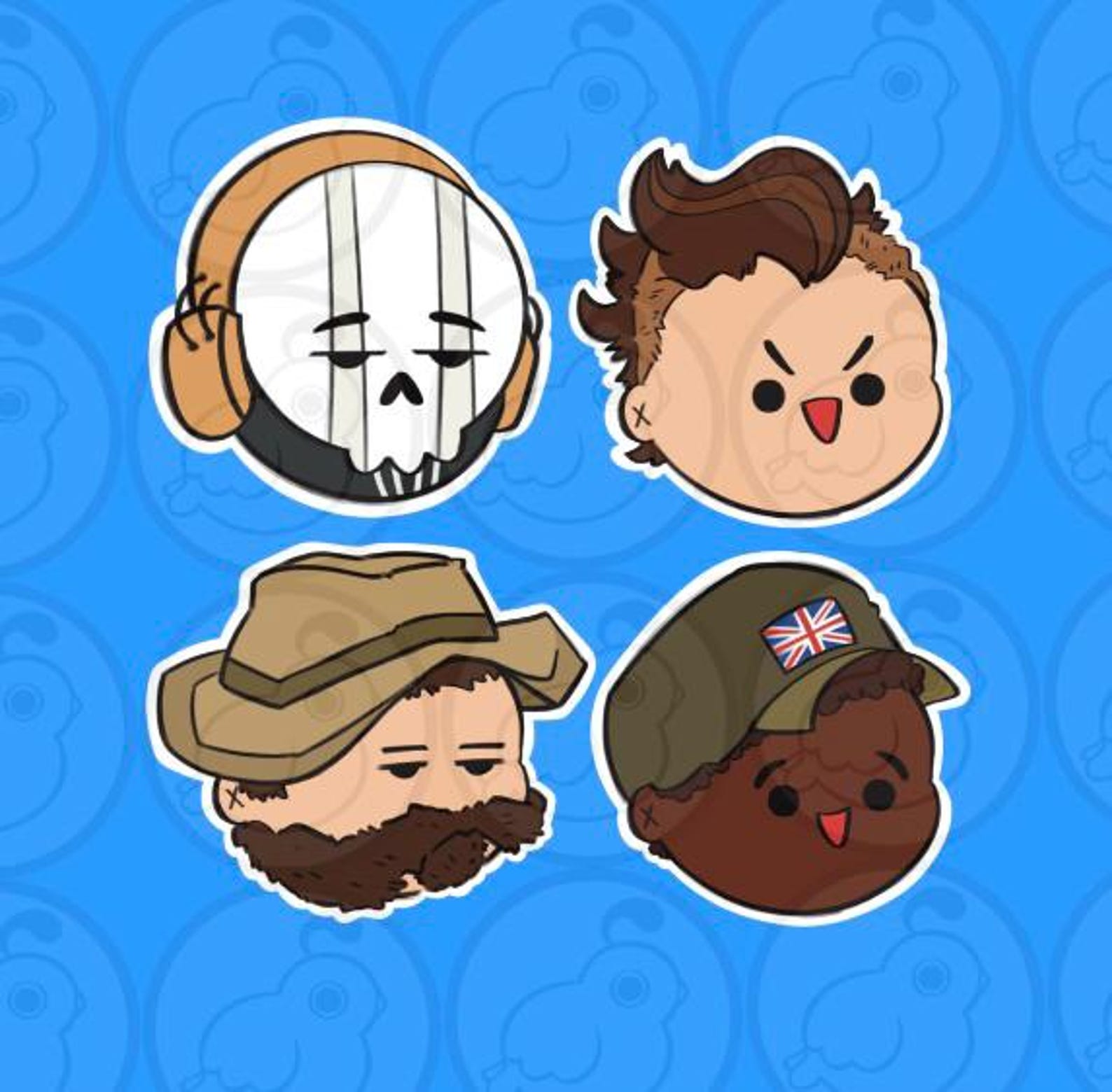 Call of Duty, Stickers, COD, Modern Warfare, Characters, 141 Bundle - Etsy