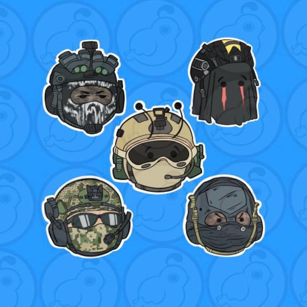 Call of Duty, Stickers, COD, Modern Warfare, Characters, Masked Bundle ...