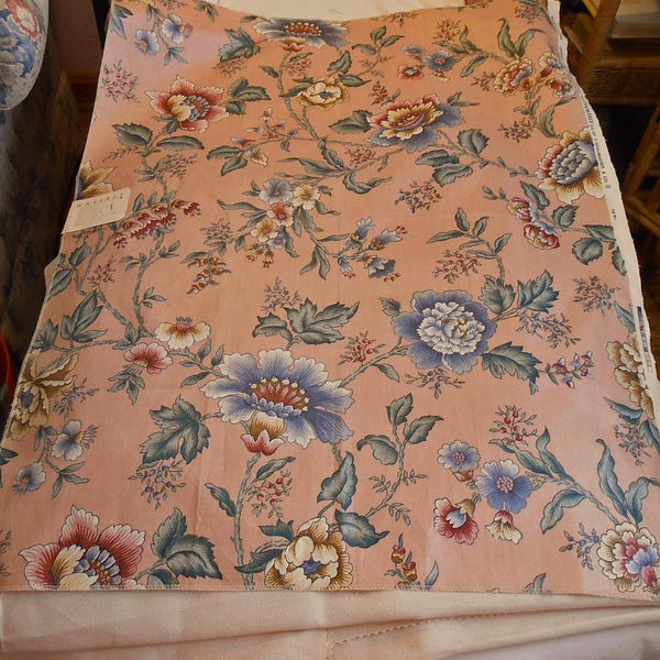 Waverly Blue Fabric - Etsy