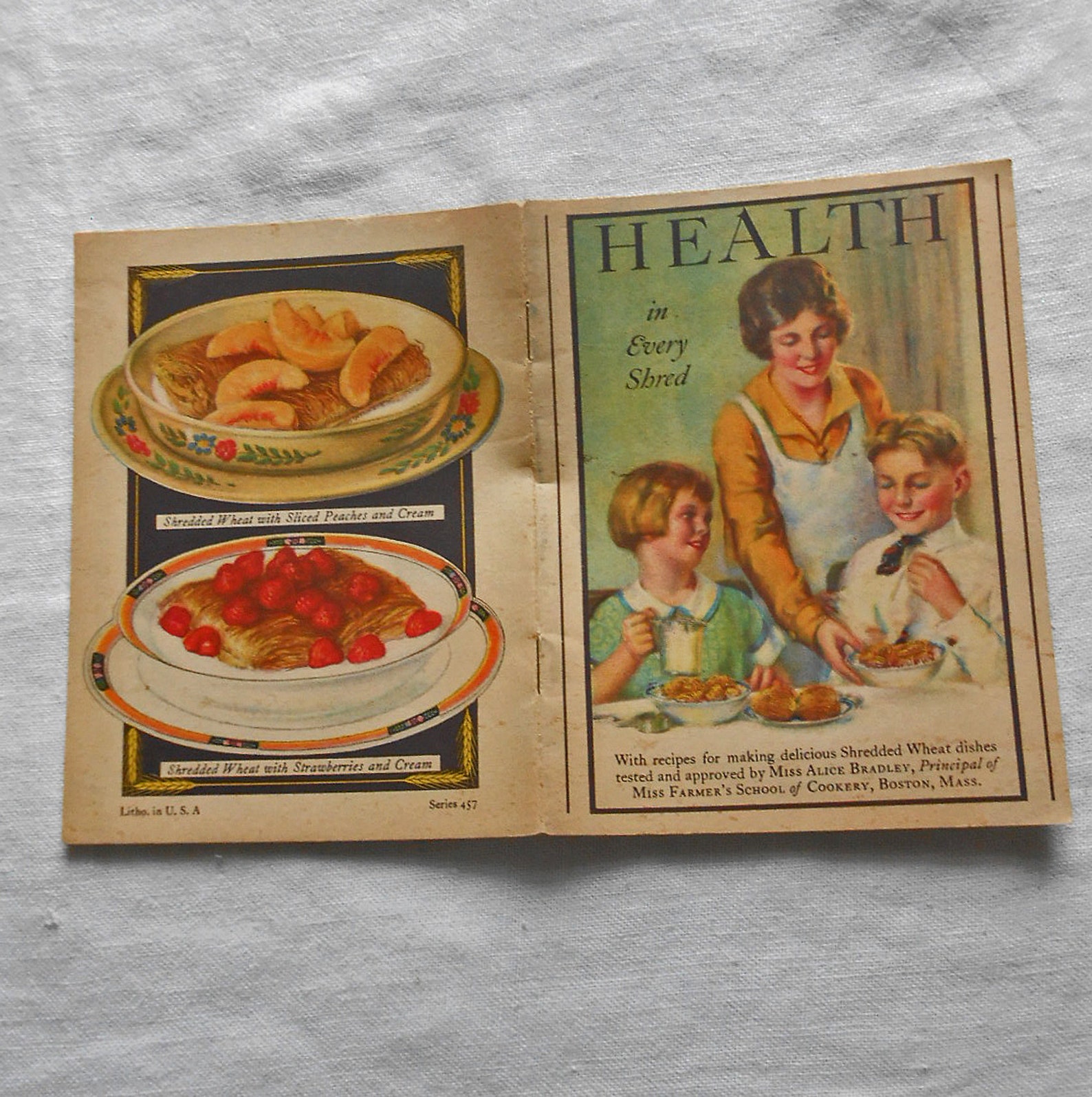 Art Deco FOOD BOOKLETS & Housewife's ALMANAC Kelloggs Ralston Shredded ...